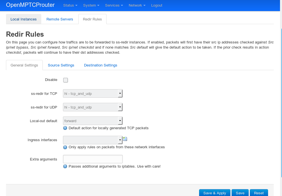 OpenMPTCProuter configuration · Ysurac/openmptcprouter Wiki · GitHub